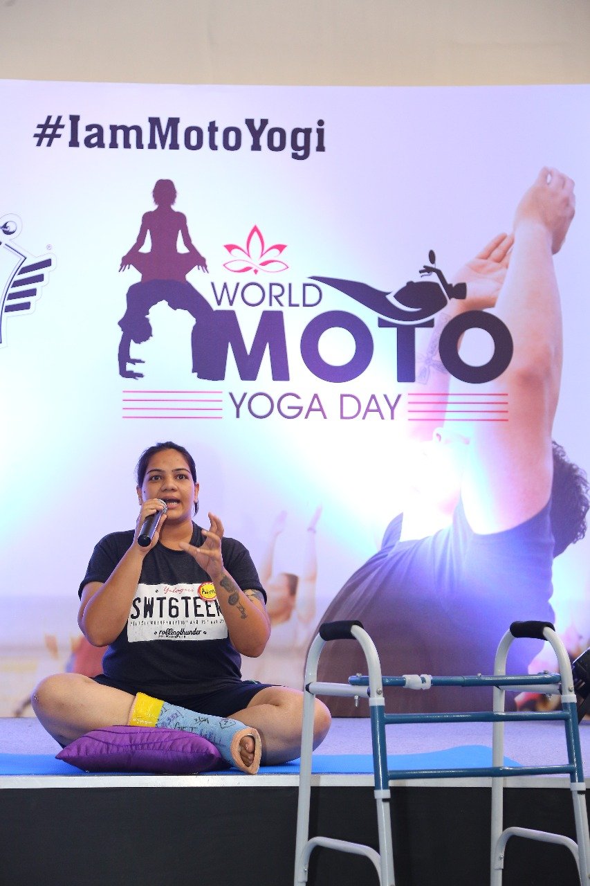 Big Biking Commune celebrates World Moto Yoga Day A gathering of bikers ...
