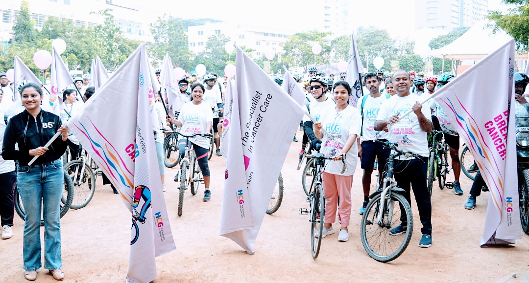 HCG Cancer Hospital Bangalore Organises ‘Ride to Beat Breast Cancer ...