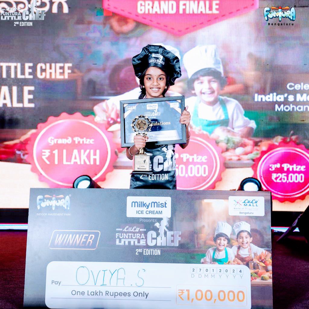 Culinary Showdown in the Heart of Bengaluru ; 8 Year Old Oviya wins the ...