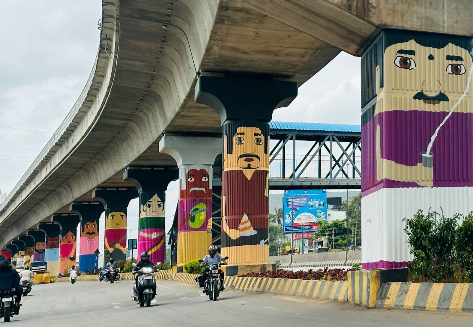 Biocon Foundation Dedicates Metro Pillars Public Art Project to ...