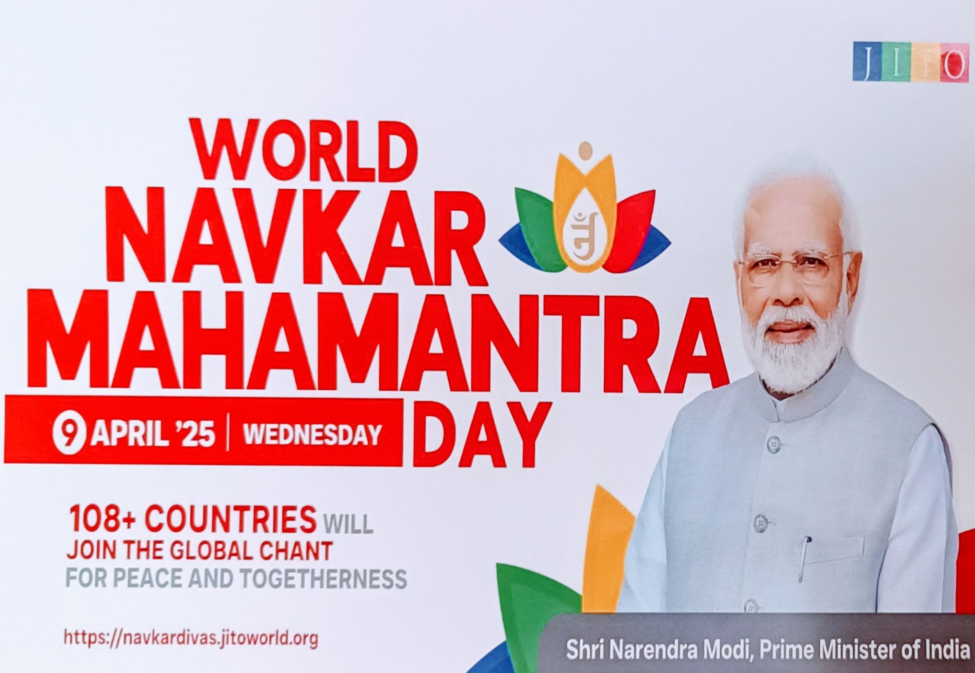 Navkar Mantra Divas 2025 to be Celebrated Across 108 Countries; PM Modi to Address Central Event ...